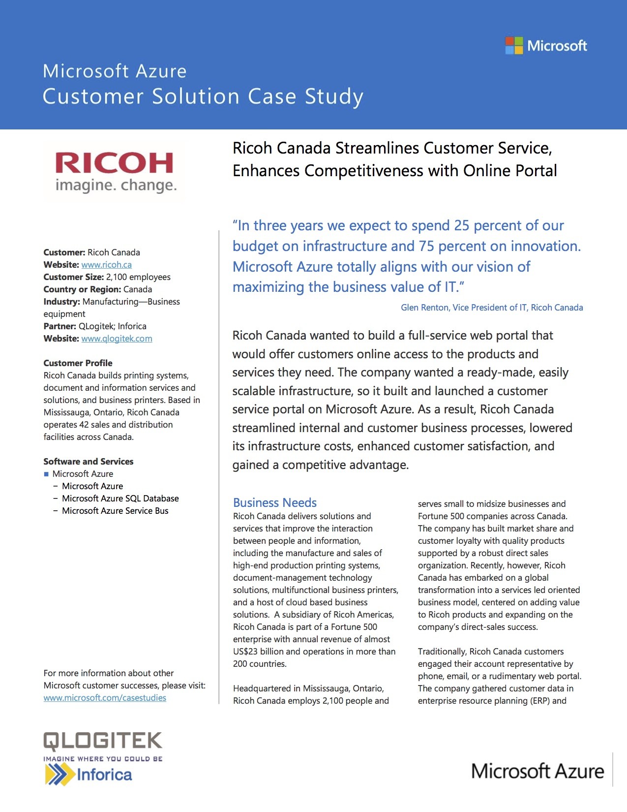Ricoh Canada Streamlines Customer Service, Enhances Competitiveness ...